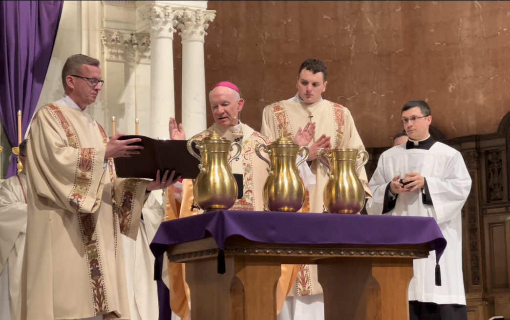 Chrism Mass includes blessing of the holy oils - The Catholic Voice